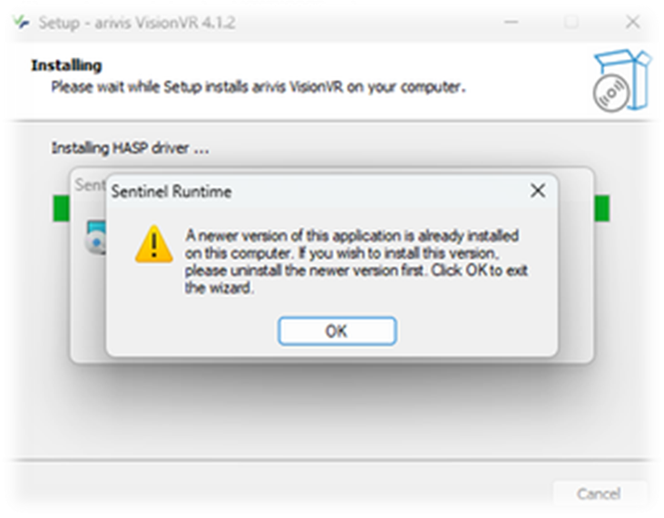 Installing and configuring arivis Pro VR / VisionVR